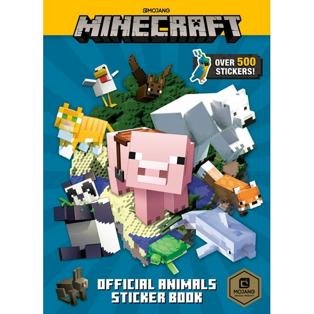 Minecraft Official Animals Sticker Book Minecraft Paperback 0593172558 ...