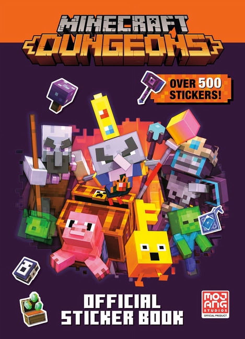 Minecraft Official Dungeons Sticker Book (Minecraft) (Paperback ...