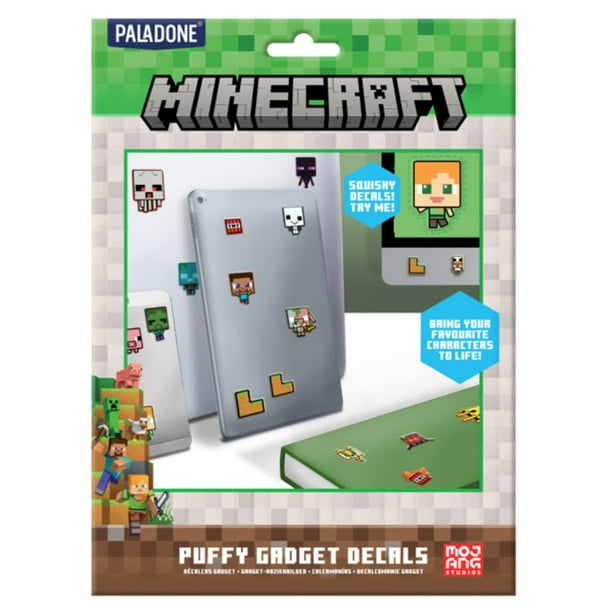 Minecraft Official Licensed Puffy Gadget Decals Laptop and Phone Case ...