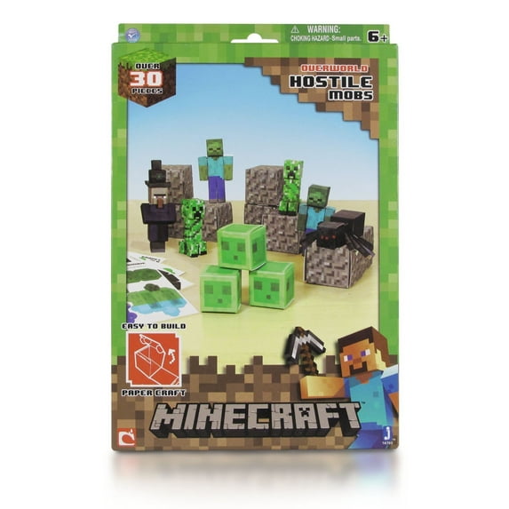 Minecraft Overworld Hostile Mobs Pack Build Set - Walmart.com