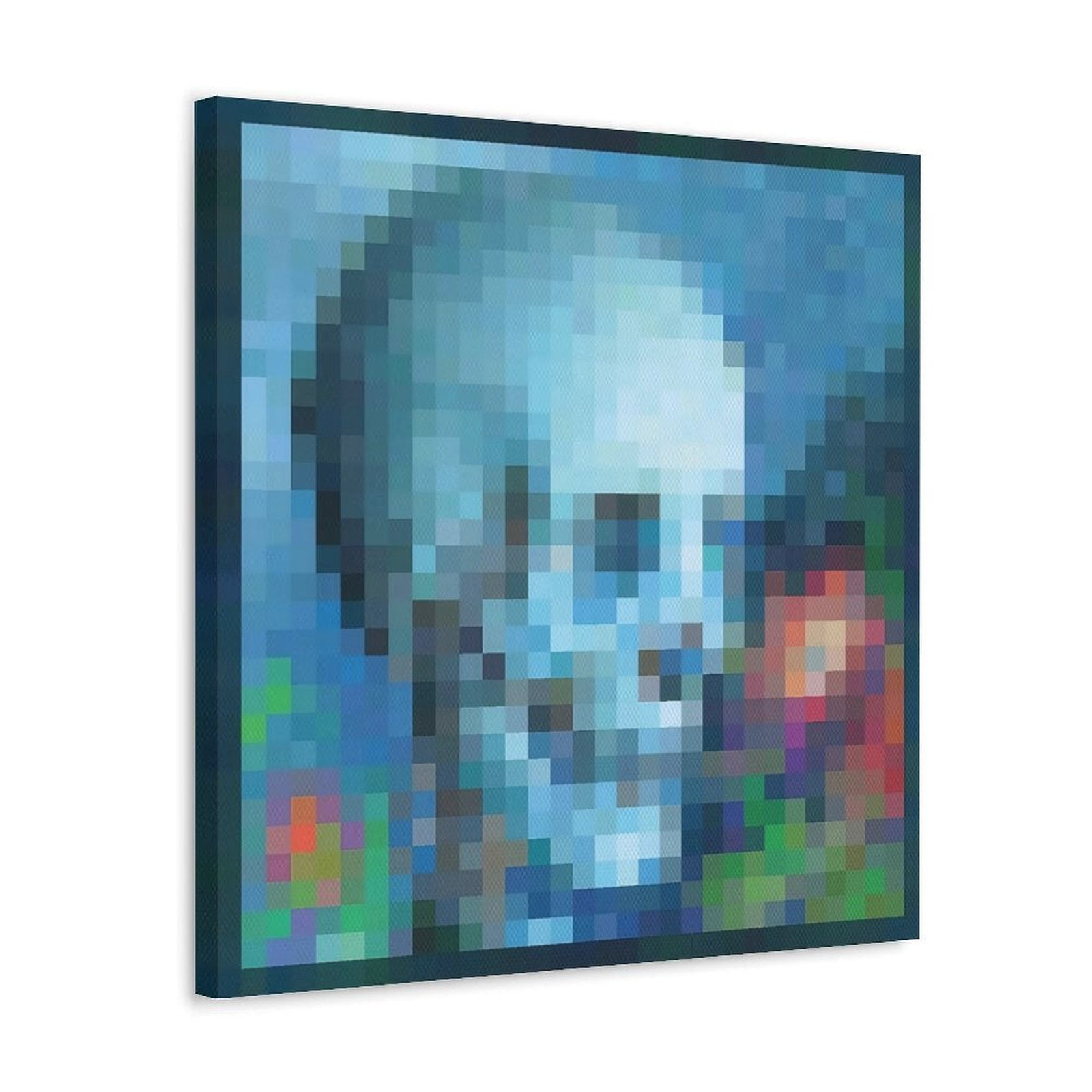 Minecraft Painting Moonlight Skull Print, Minecraft Poster, Wall Decor ...