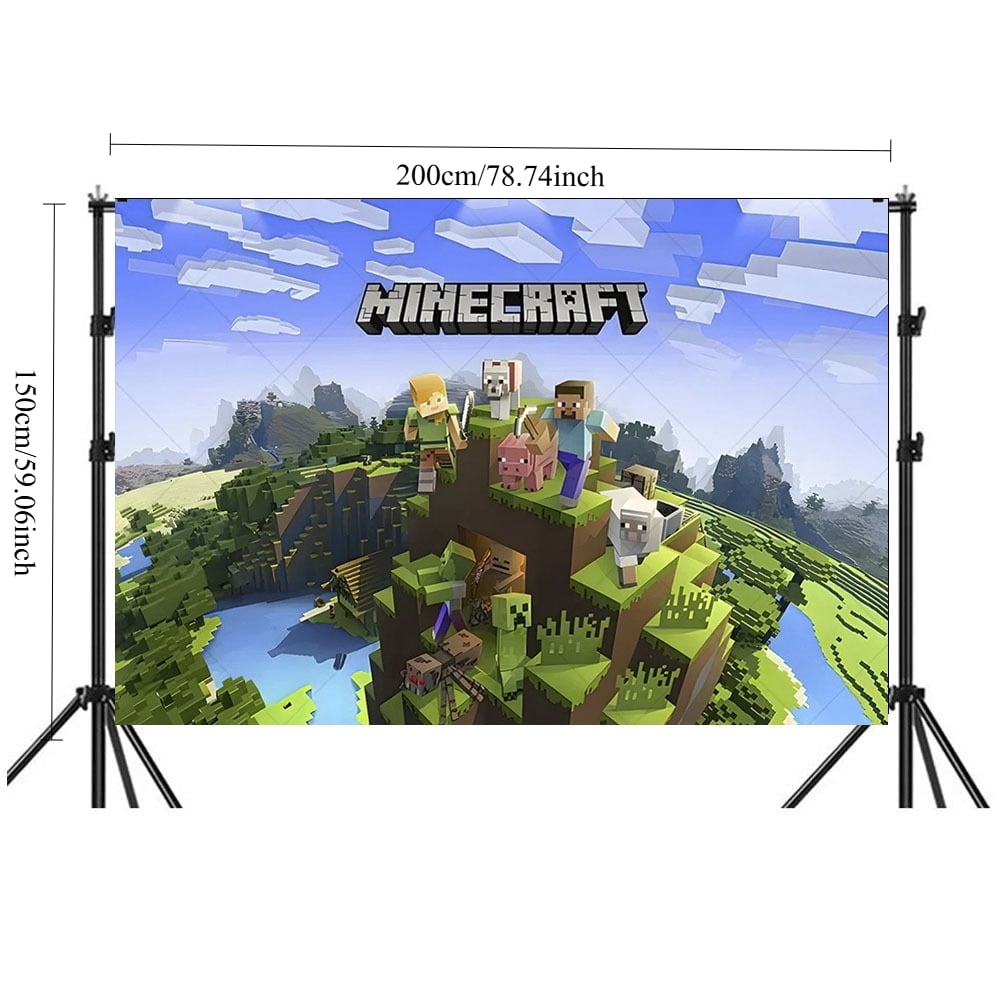 Minecraft Party Decoration Set Gift Bags Tablecloth Party Plate ...