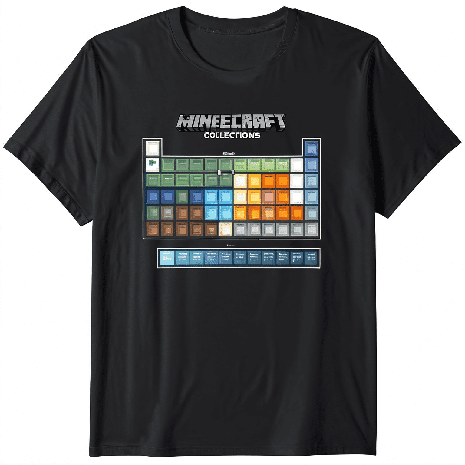 Minecraft Periodic Table Of Blocks T-Shirt - Walmart.com