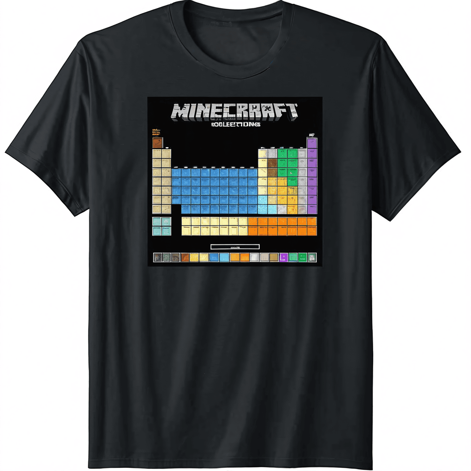 Minecraft Periodic Table Of Blocks T-Shirt - Walmart.com