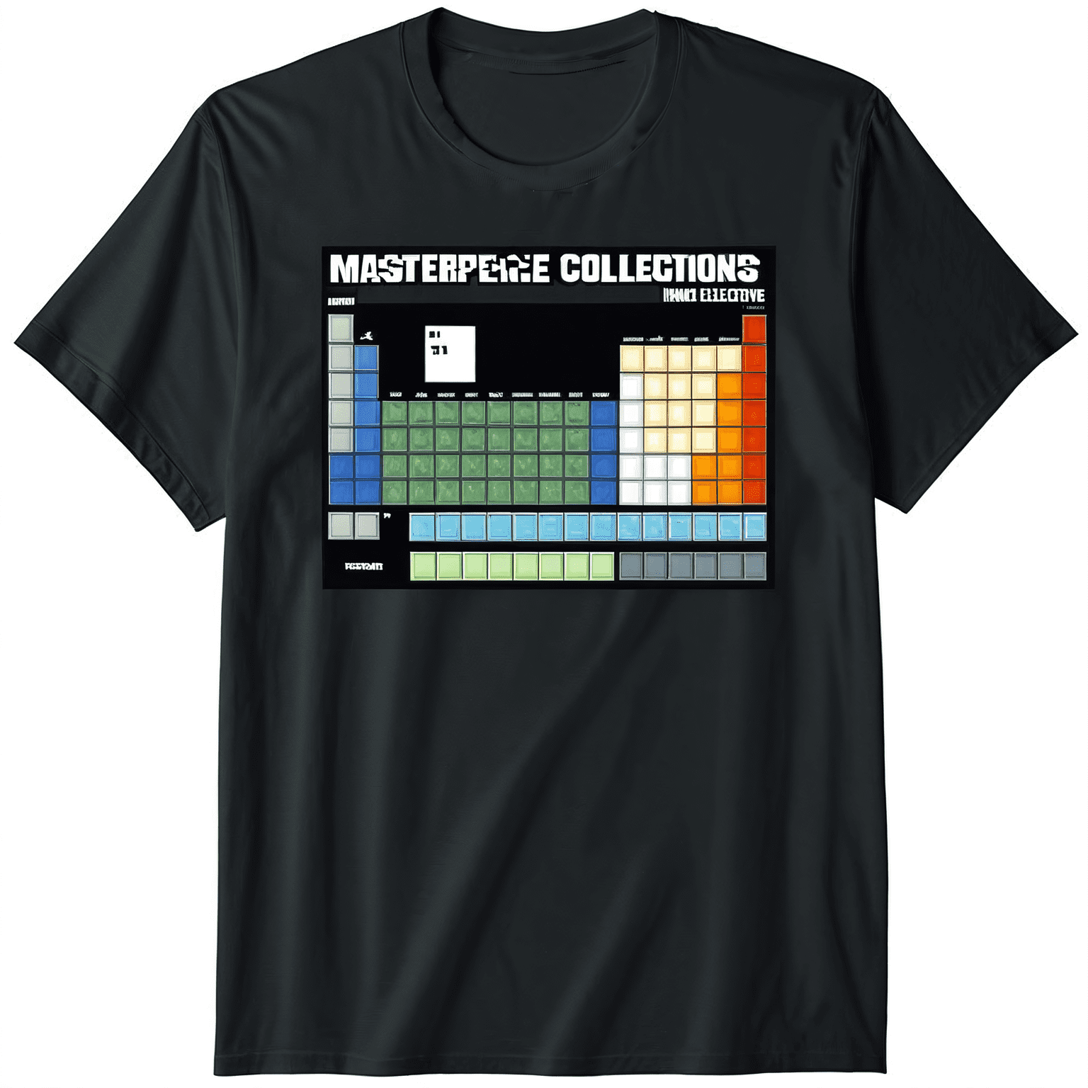 Minecraft Periodic Table Of Blocks T-Shirt - Walmart.com