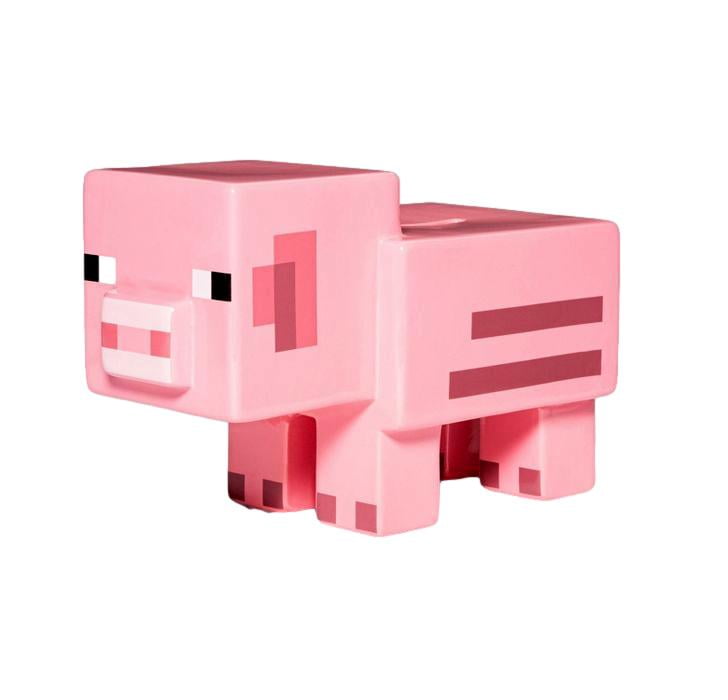 Minecraft Pig Ceramic Coin Piggy Bank - Walmart.com