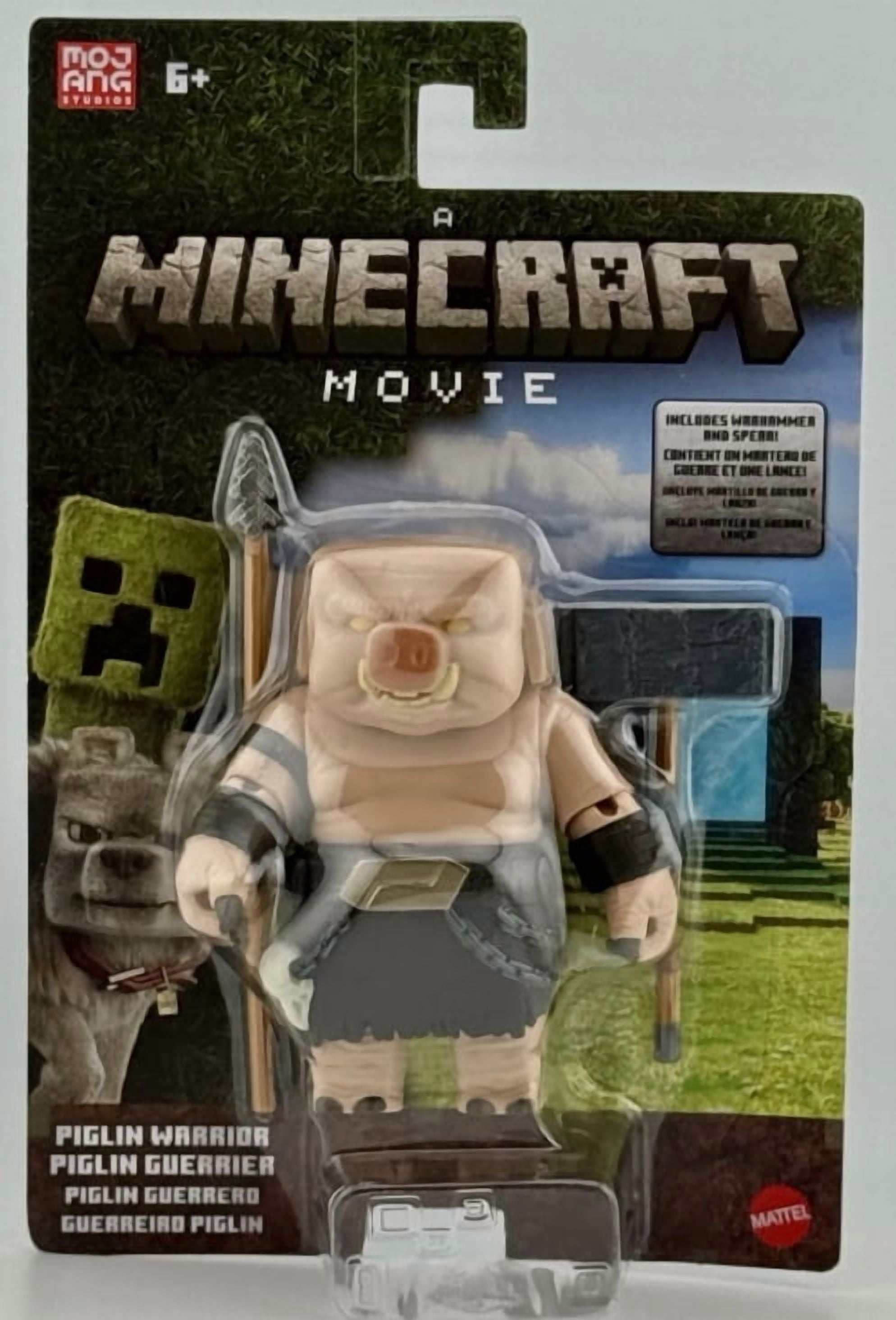 Minecraft Piglin Warrior Action Figure & Accessories, 3.25-inch scale ...