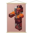Minecraft - Pigman Nether Wall Poster with Magnetic Frame, 22.375" x 34 ...