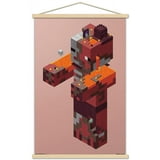 Minecraft - Pigman Nether Wall Poster with Magnetic Frame, 22.375" x 34 ...