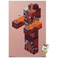 Minecraft - Pigman Nether Wall Poster with Push Pins, 22.375" x 34 ...