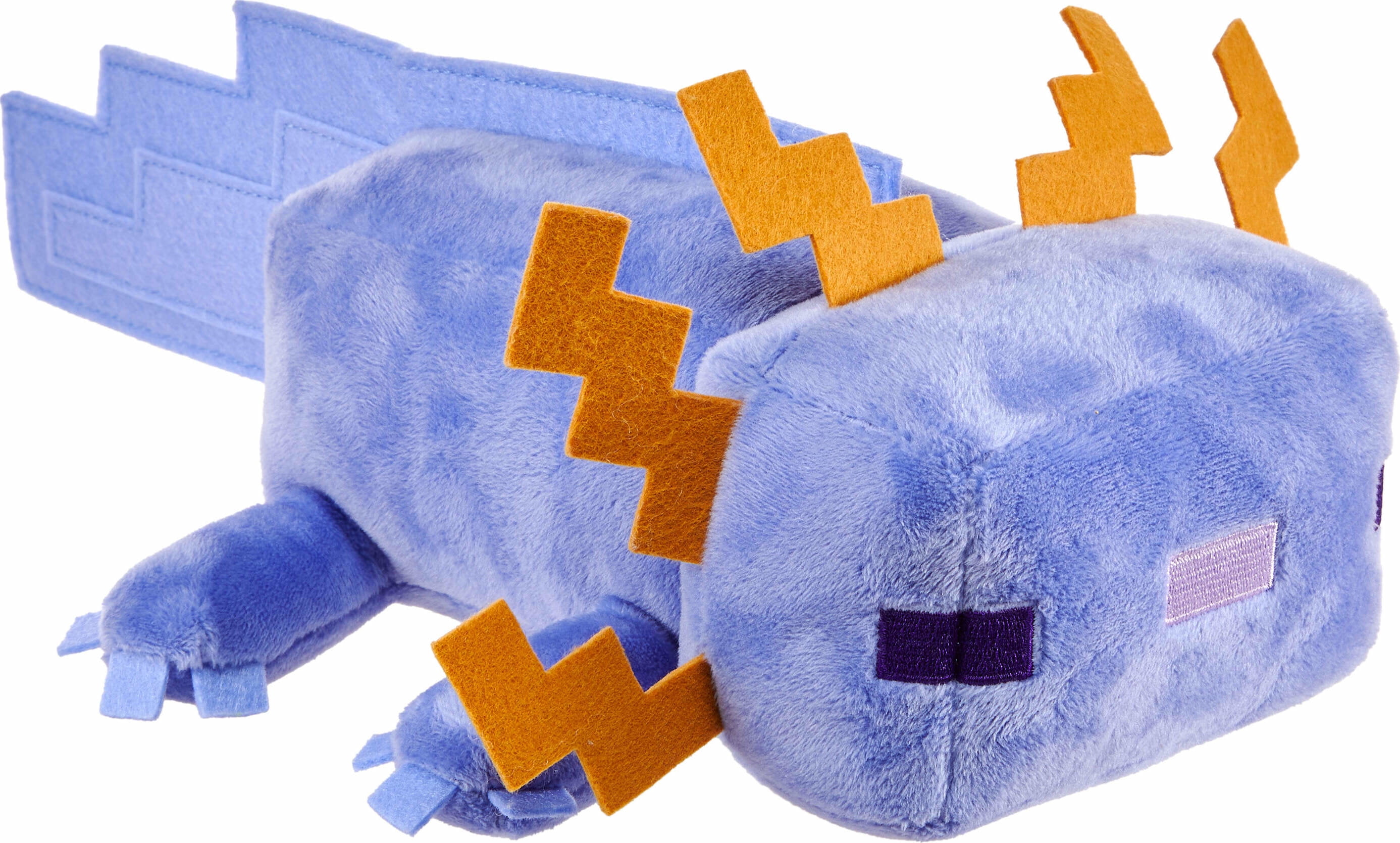 Minecraft Plush Blue Axolotl Toy, 8-inch Collectible Soft Doll Inspired by Video Game Character ...