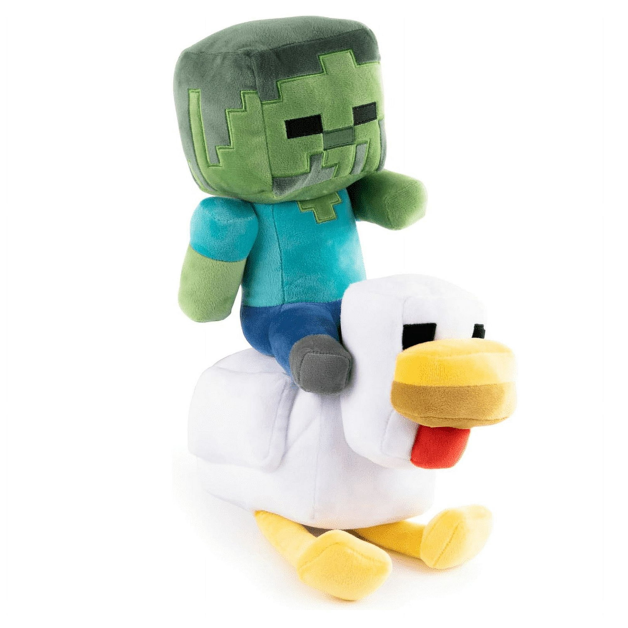 Minecraft Plush Pillow-- Chicken Jockey Plush Pillow Soft Plushie ...