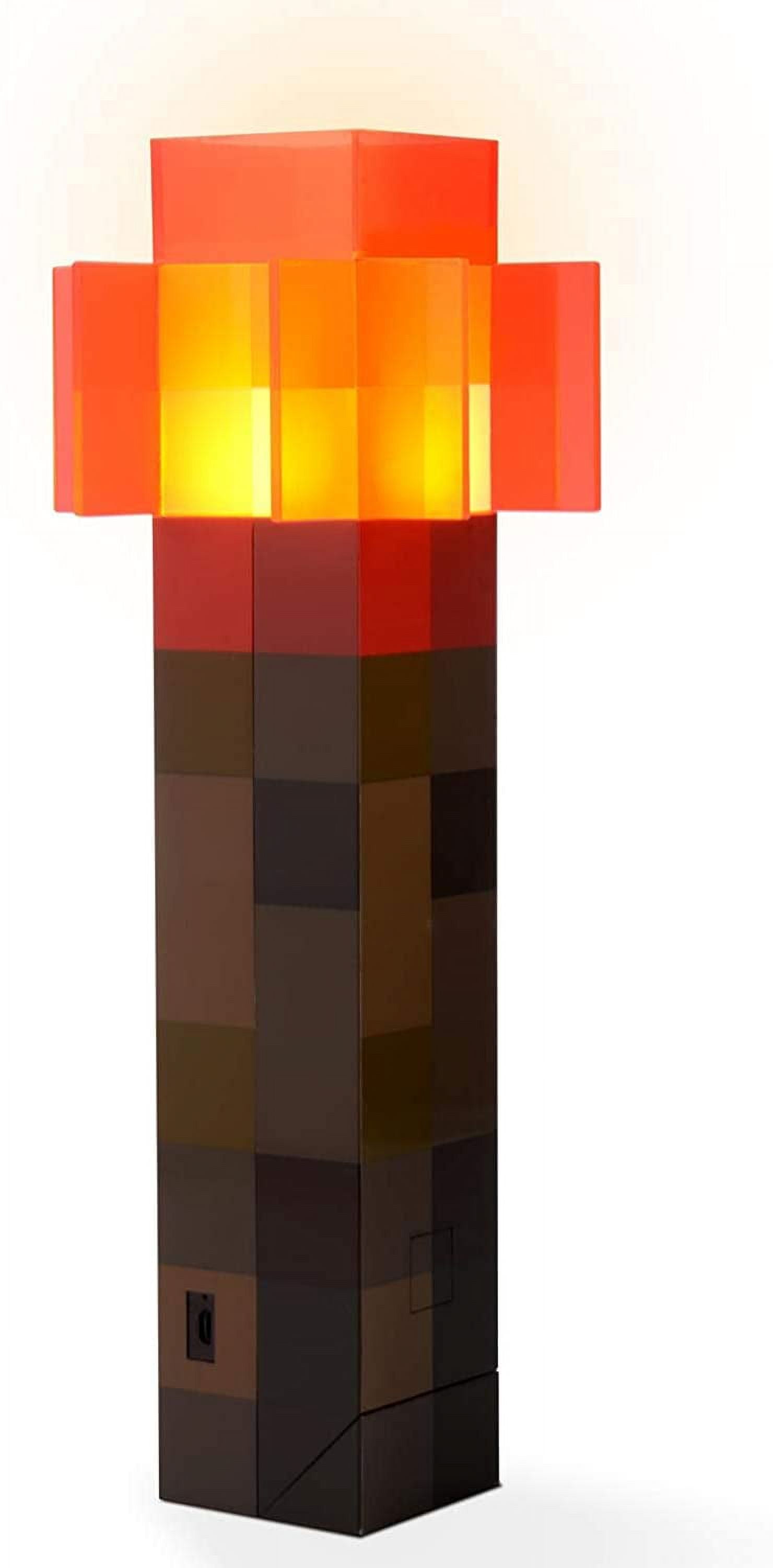 Minecraft, Redstone Torch Lamp Nightlight, 12.6 Inch LED, Official ...