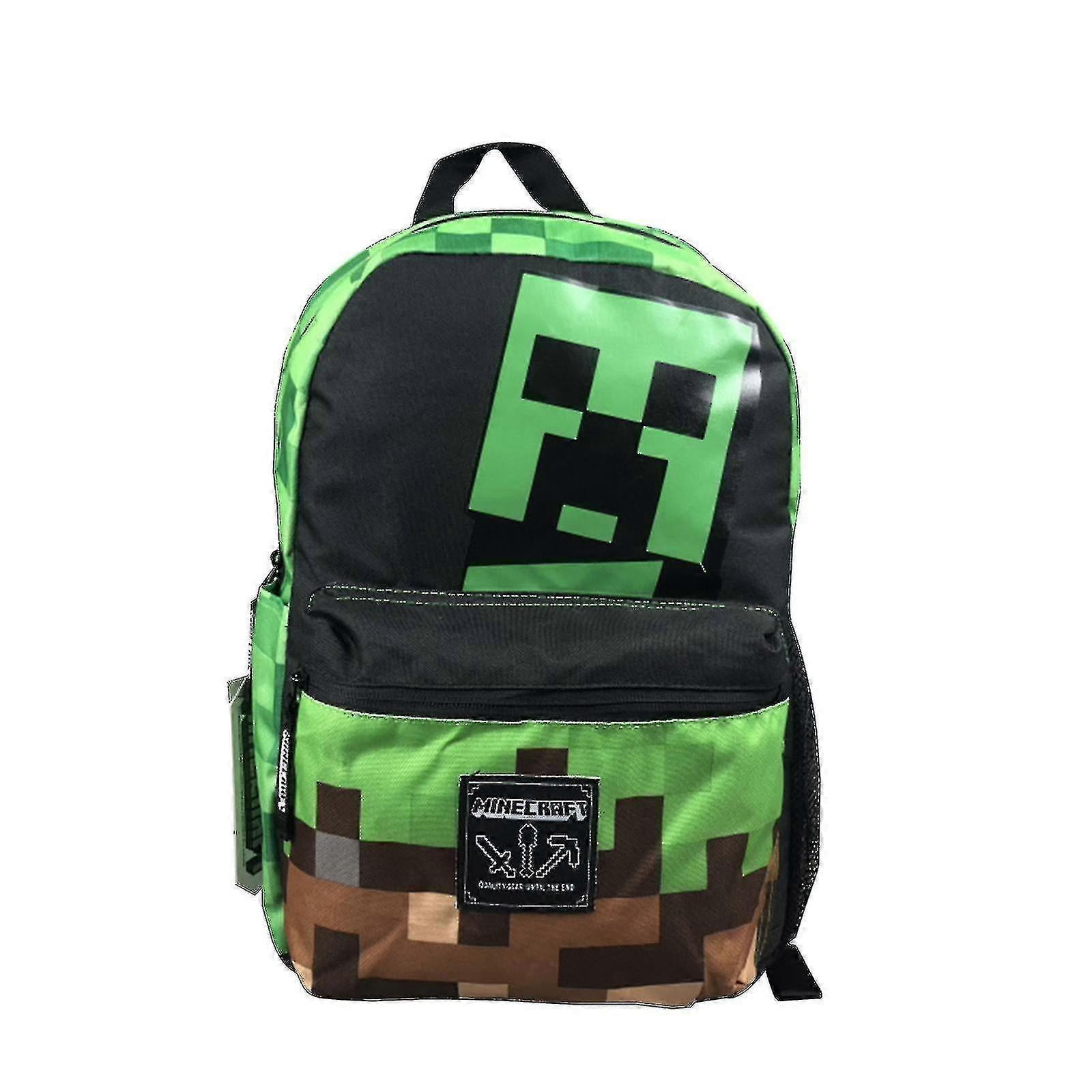 Minecraft School Bag School Bag Backpack High Quality - Walmart.com