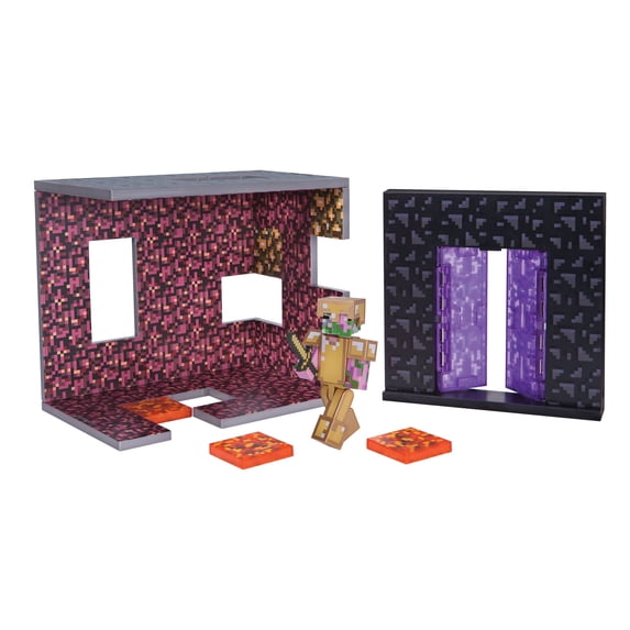 Minecraft Series 4 The Nether Playset - Walmart.com