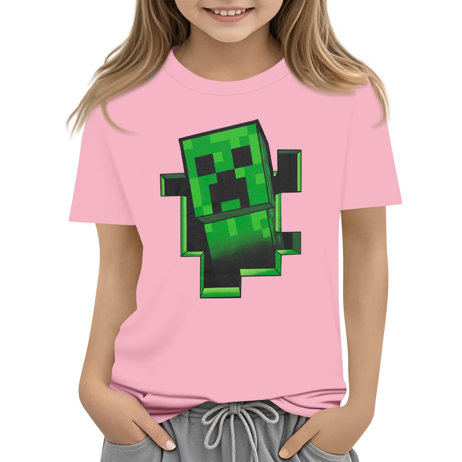 Minecraft Shirts for Boys 8-12 2025 Summer Funny Tshirts a Minecraft ...