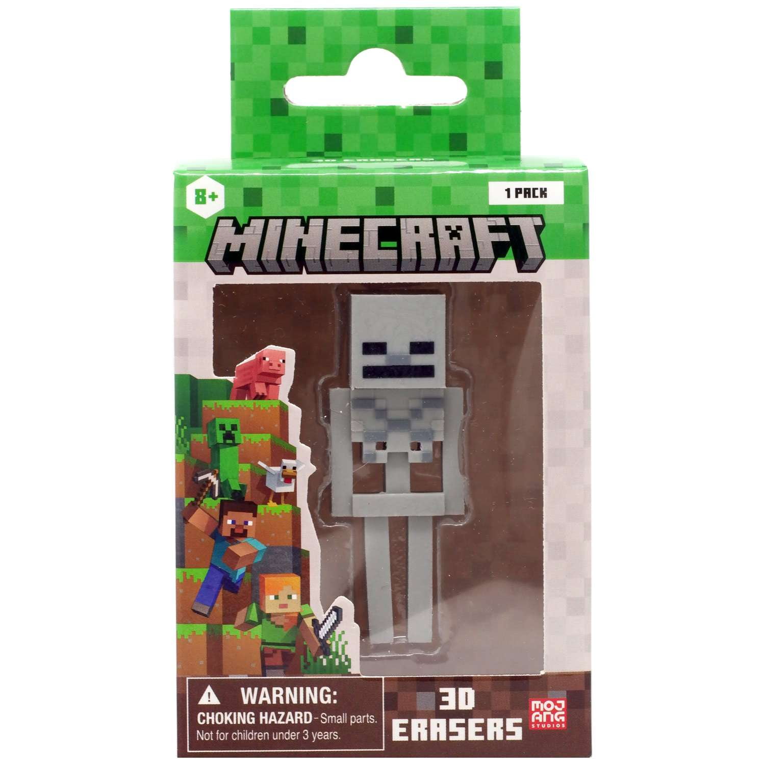 Minecraft Skeleton 3D Eraser - Walmart.com