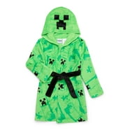 Minecraft Little Boys & Big Boys Knee Length Long Sleeve Bath Robe ...