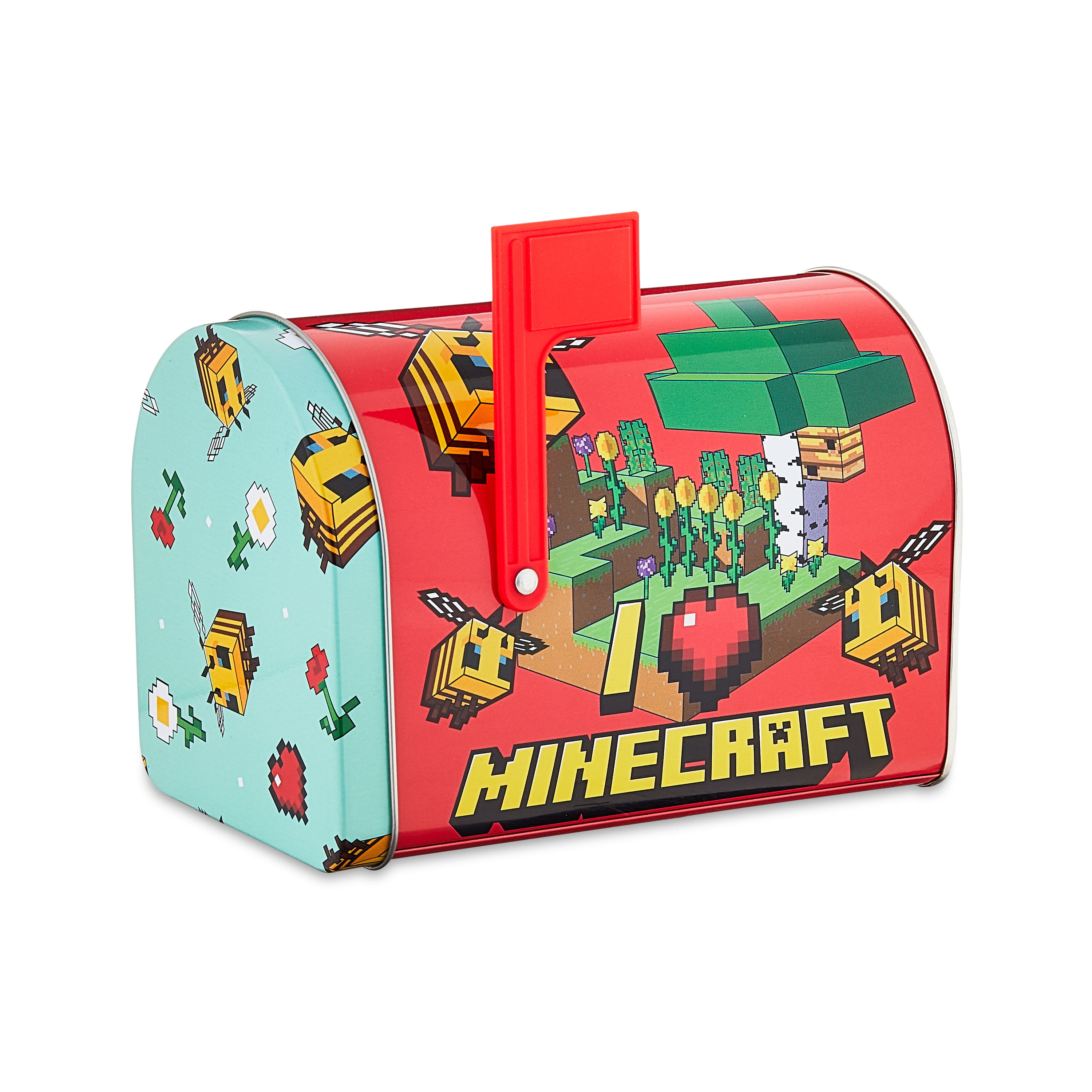 Minecraft Small Tin Mailbox, 1 Count, with Flag - Walmart.com