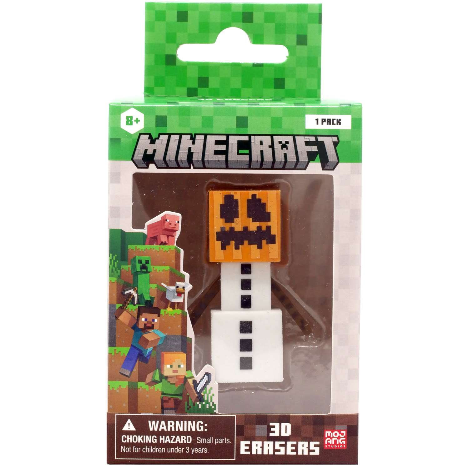 Minecraft Snow Golem 3D Eraser - Walmart.com