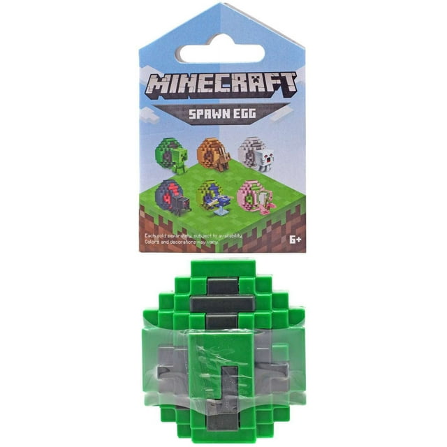 Minecraft Spawn Egg Creeper Mini Figure - Walmart.com
