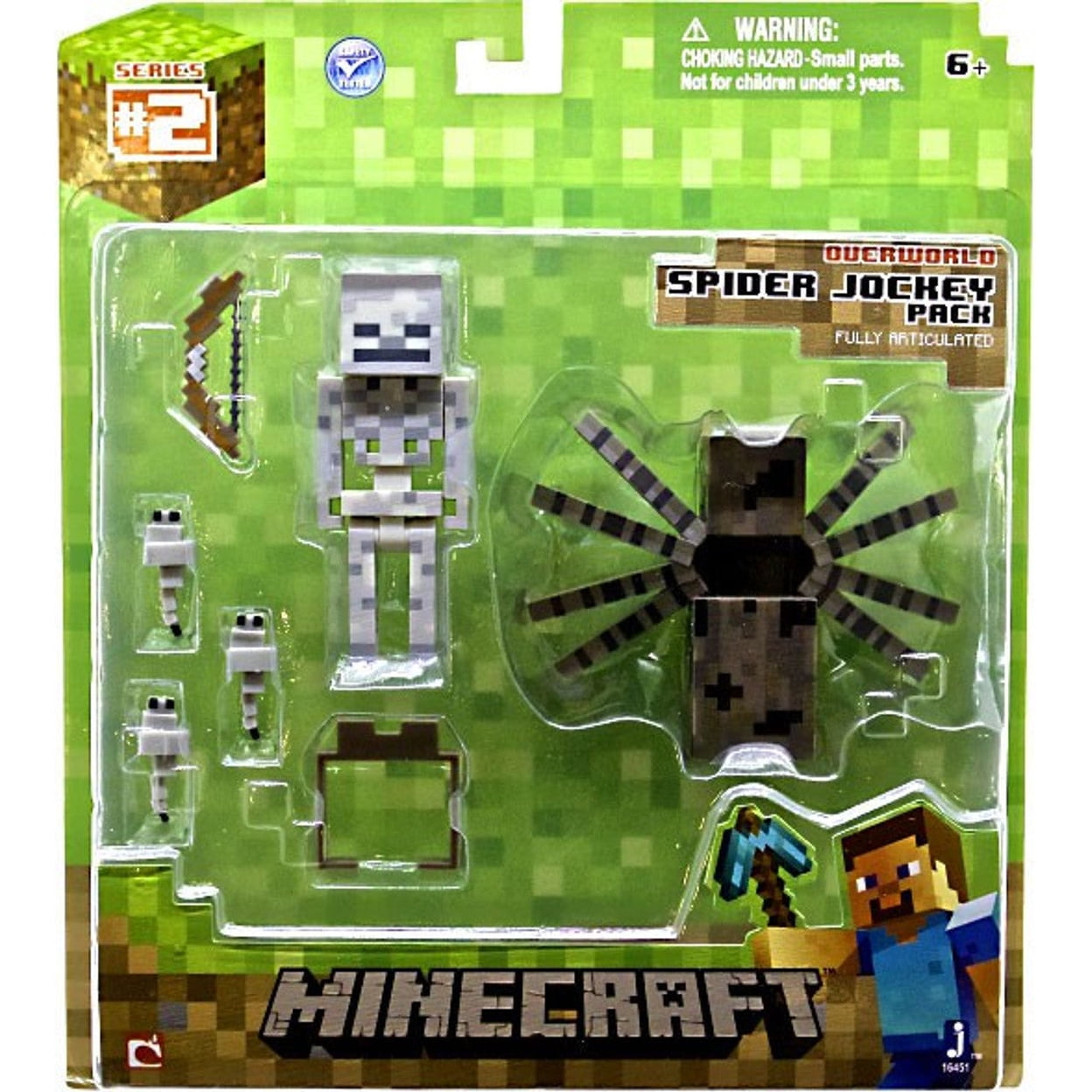 Minecraft Spider Jockey Action Figure - Walmart.com