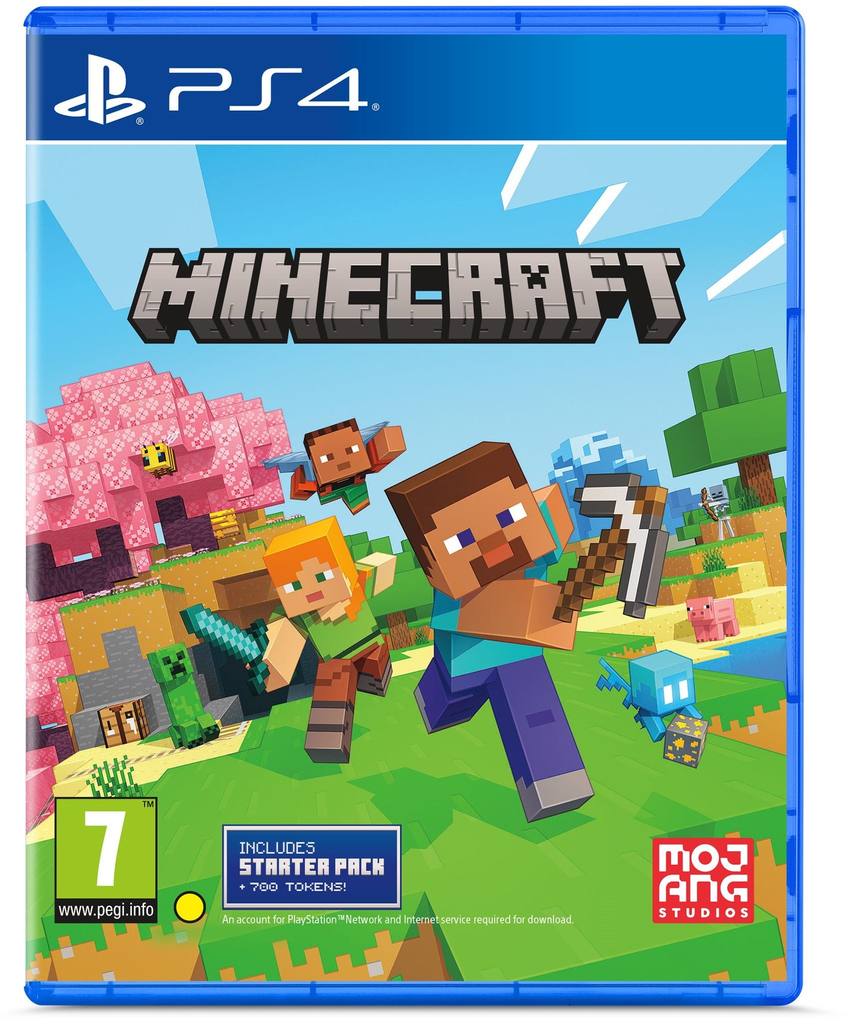 Minecraft Starter Collection for PS4, Includes Full Game, 700 Tokens ...