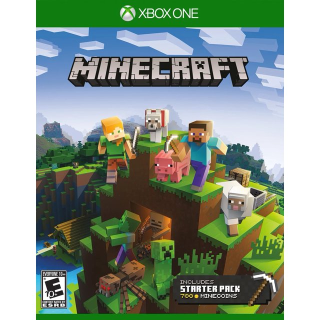 Mojang's Minecraft Starter Pack Collection for Xbox One with 700 ...