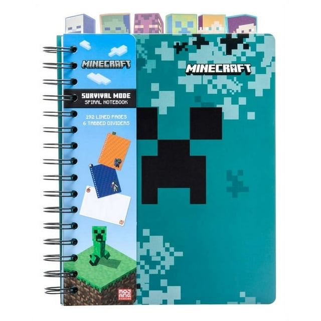 Minecraft: Survival Mode Spiral Notebook, (Spiral-Bound) - Walmart.com