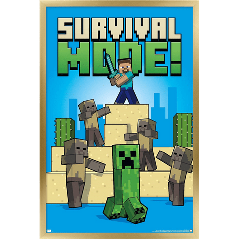 Minecraft Framed Poster