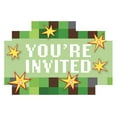 Minecraft TNT Birthday Invitations, 8ct - Walmart.com