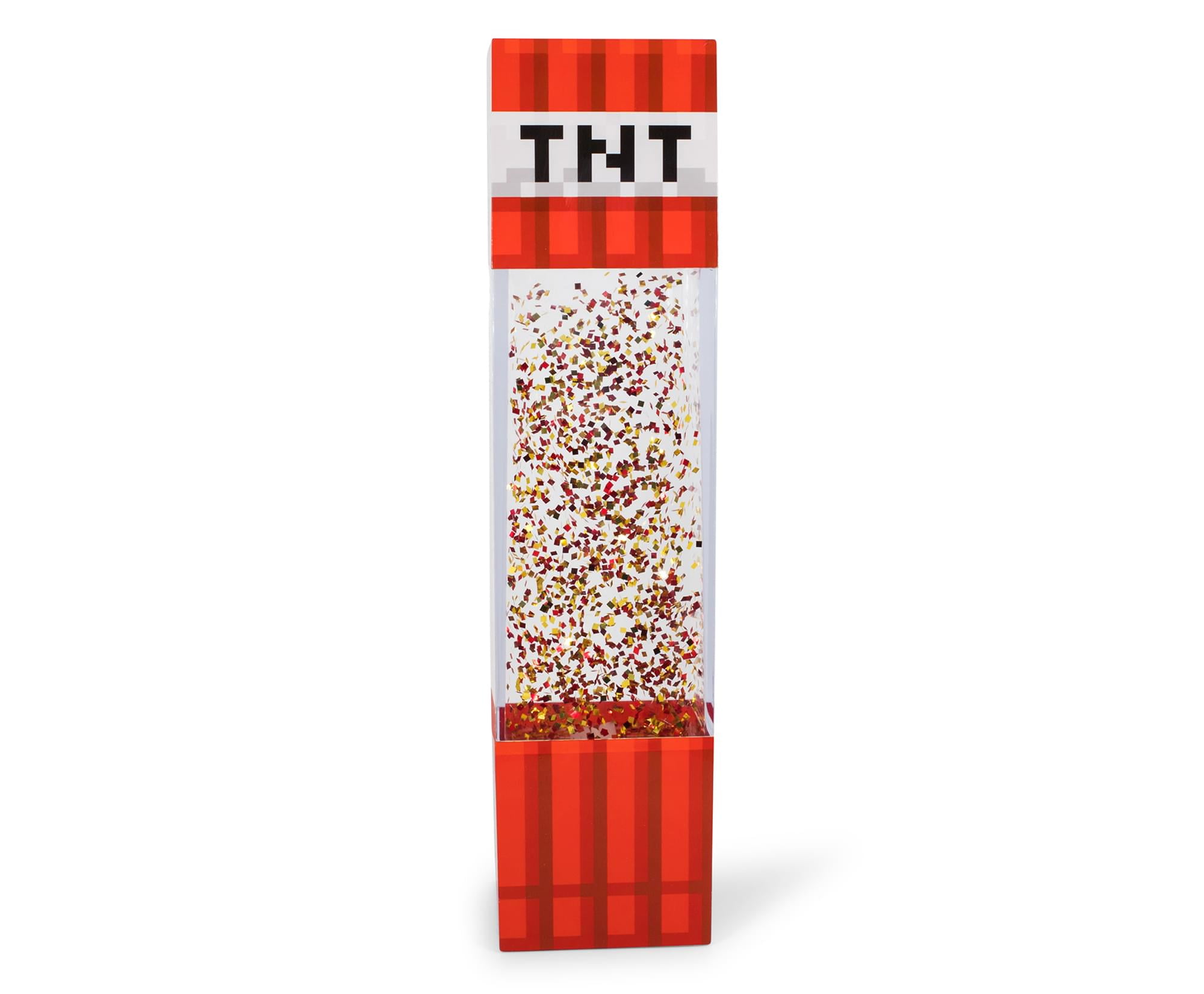 Minecraft TNT Block Mood Night Light | LED Glitter Motion Lamp | 12 ...