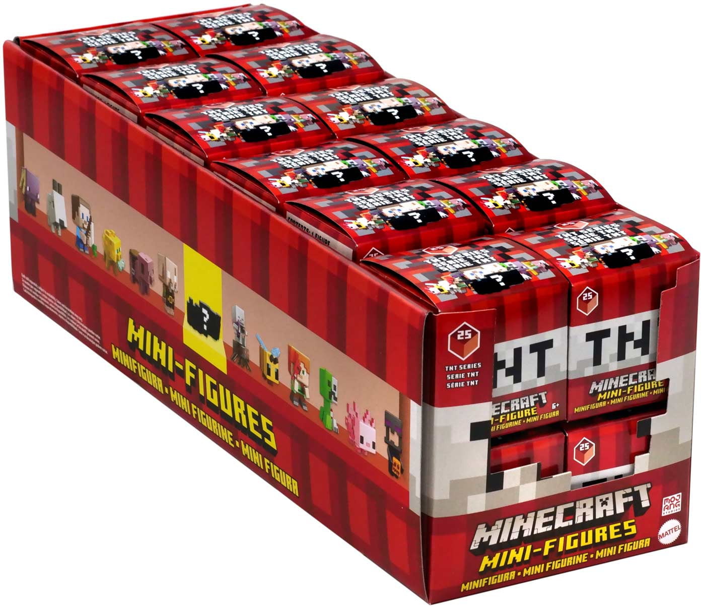 Minecraft TNT Series 25 Surprise Toys Figure Blind Bags Mystery Box (24 ...