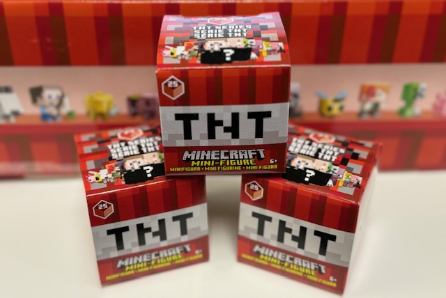 Minecraft TNT Series 25 Mystery Pack (3 Blind Boxes) - Walmart.com
