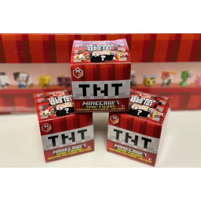 Minecraft TNT Series 25 Mystery Pack (3 Blind Boxes) - Walmart.com
