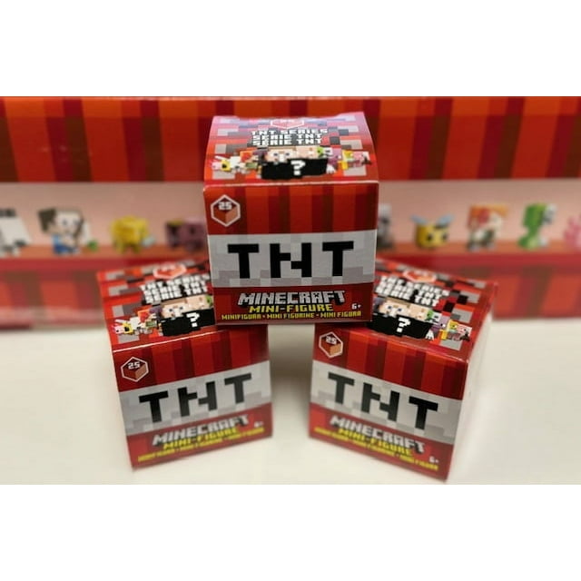 Minecraft TNT Series 25 Mystery Pack (3 Blind Boxes) - Walmart.com