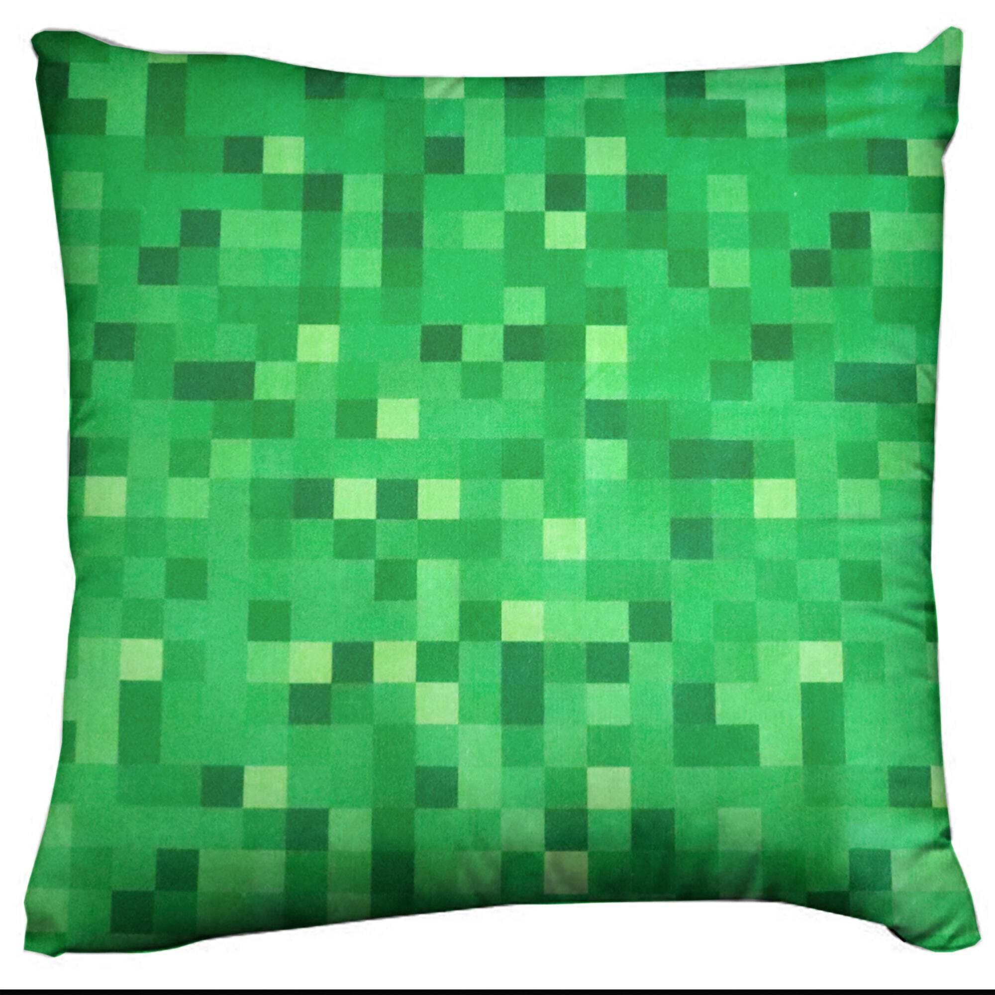 Minecraft Themed Decorative Throw Pillow/Sham Cushion Cover Green ...