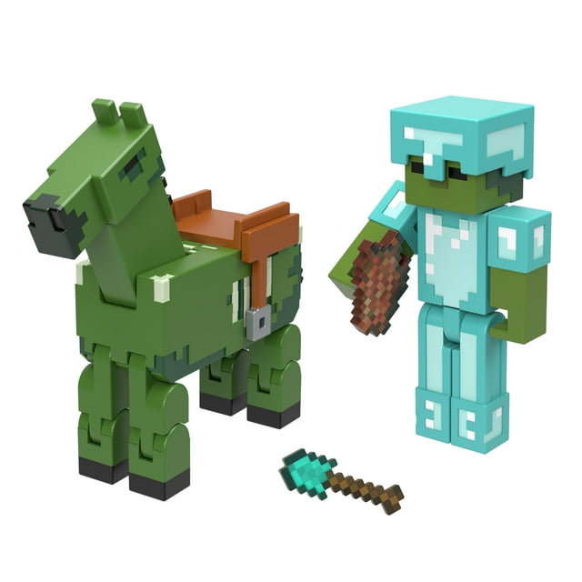Minecraft Set Play Characters, 2-Pack Action Figures, Creative Gifts ...
