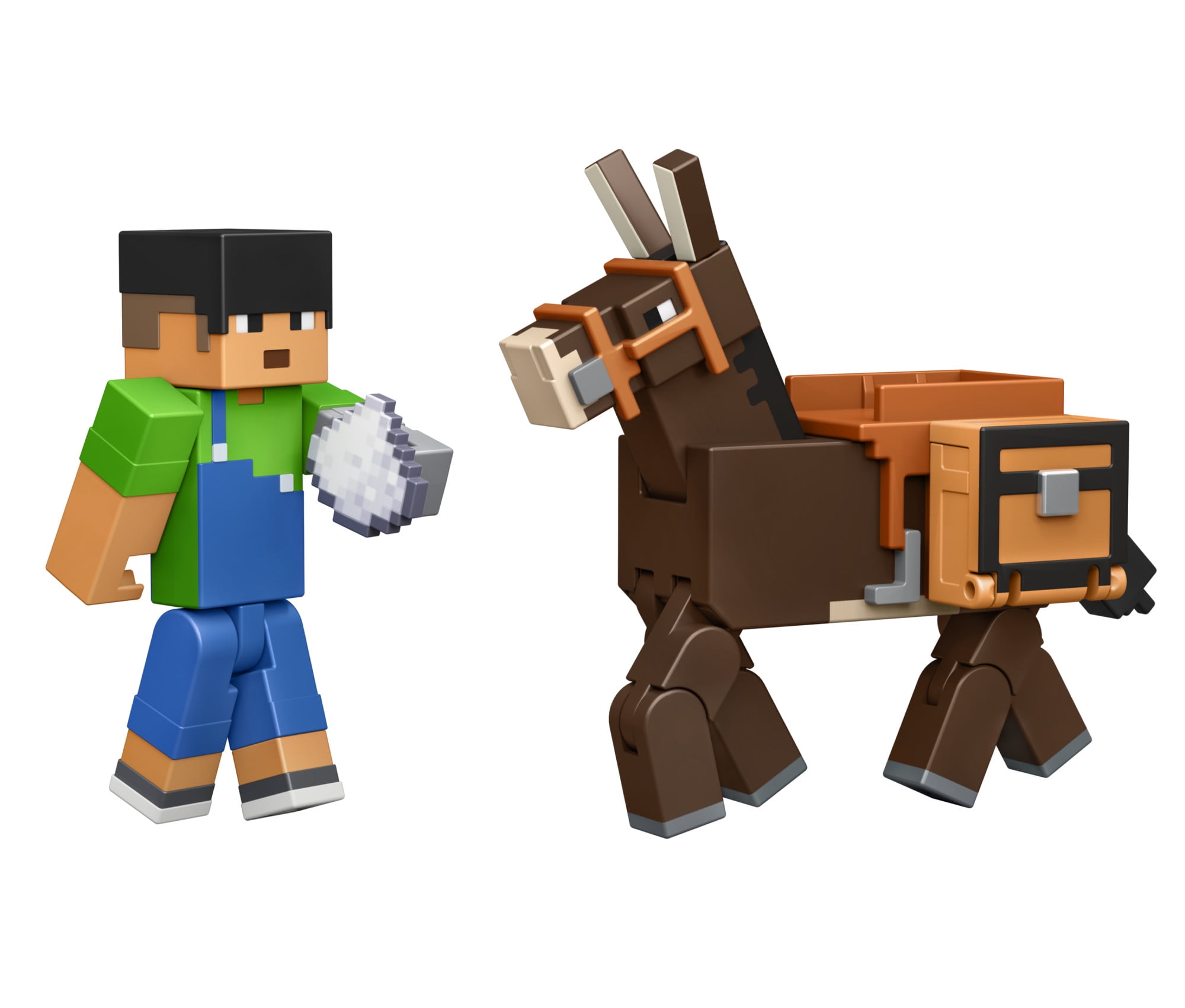 Minecraft Toys, 2-Pack of Action Figures, Gifts for Kids - Walmart.com