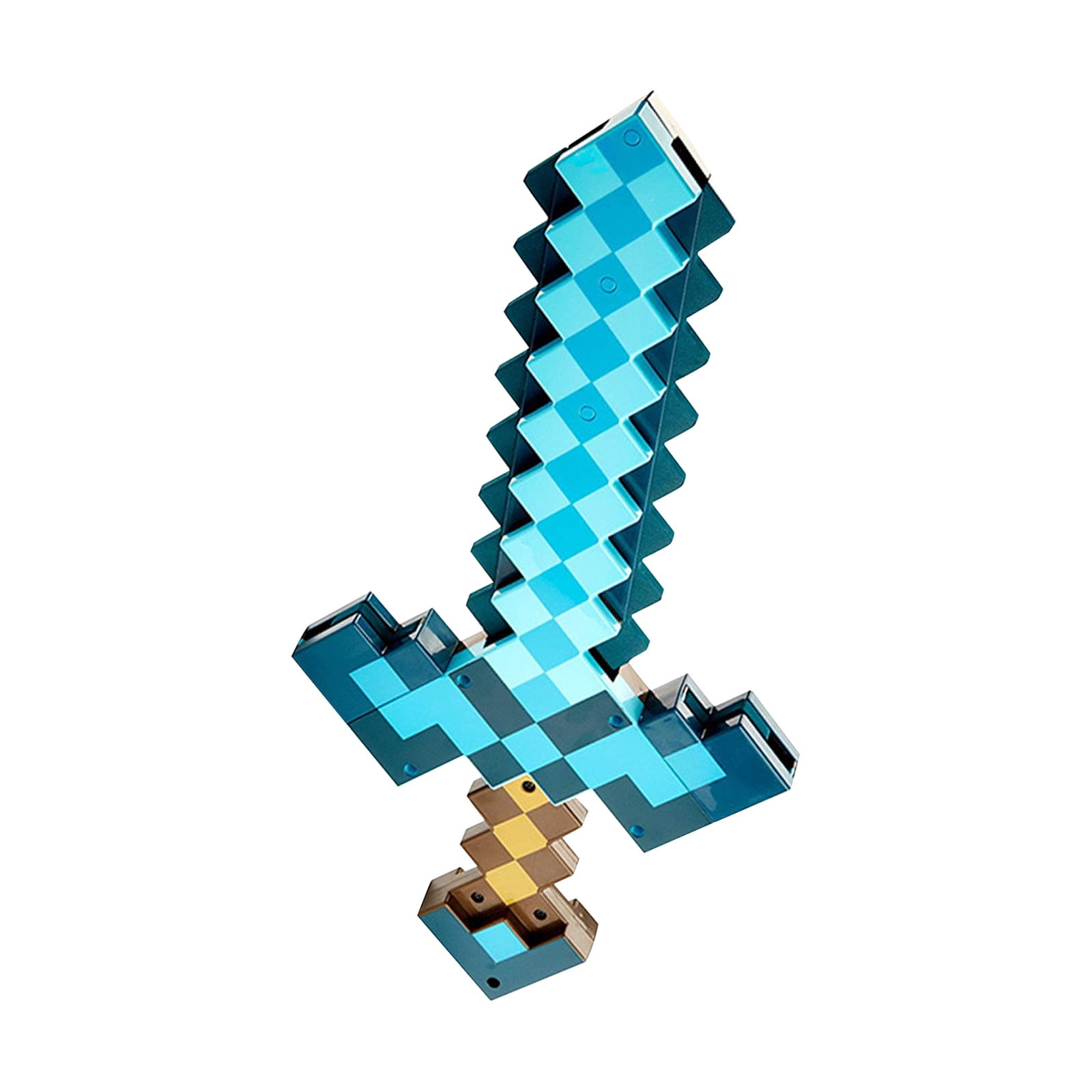 Minecraft Toys,Minecraft Sword and Pickaxe 2-in-1 Toy, Button-Activated ...