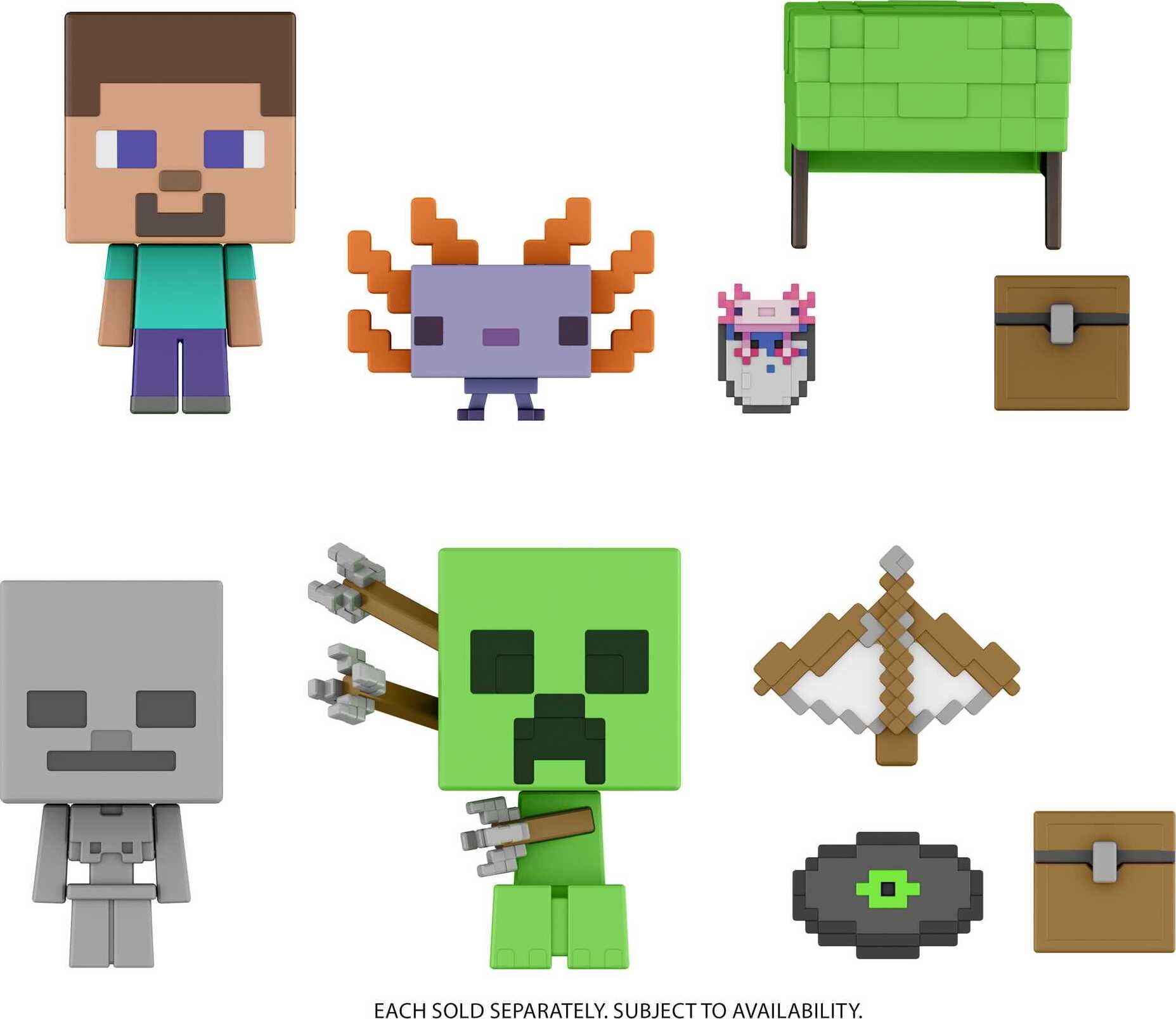 Minecraft Toys, Mob Head Minis, Figures and Accessories - Walmart.com