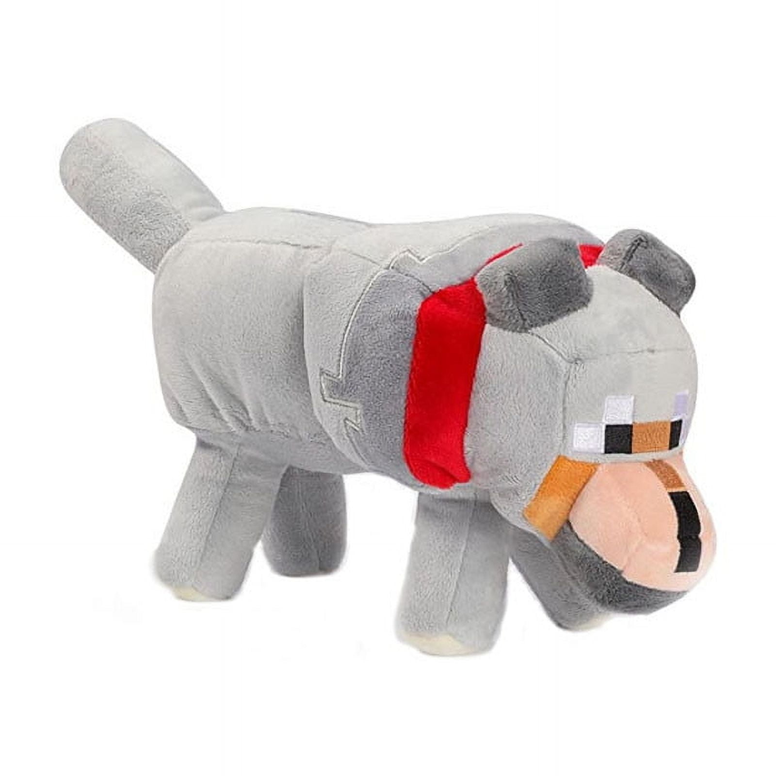 Minecraft Toys for Boys 6-8 Minecraft Wolf Plush Stuffed Toy, Gray, 12. ...