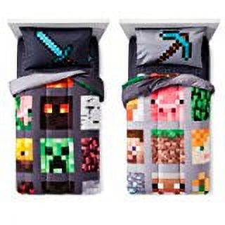 Minecraft Twin Comforter and Sheet Set with Pillow - Walmart.com