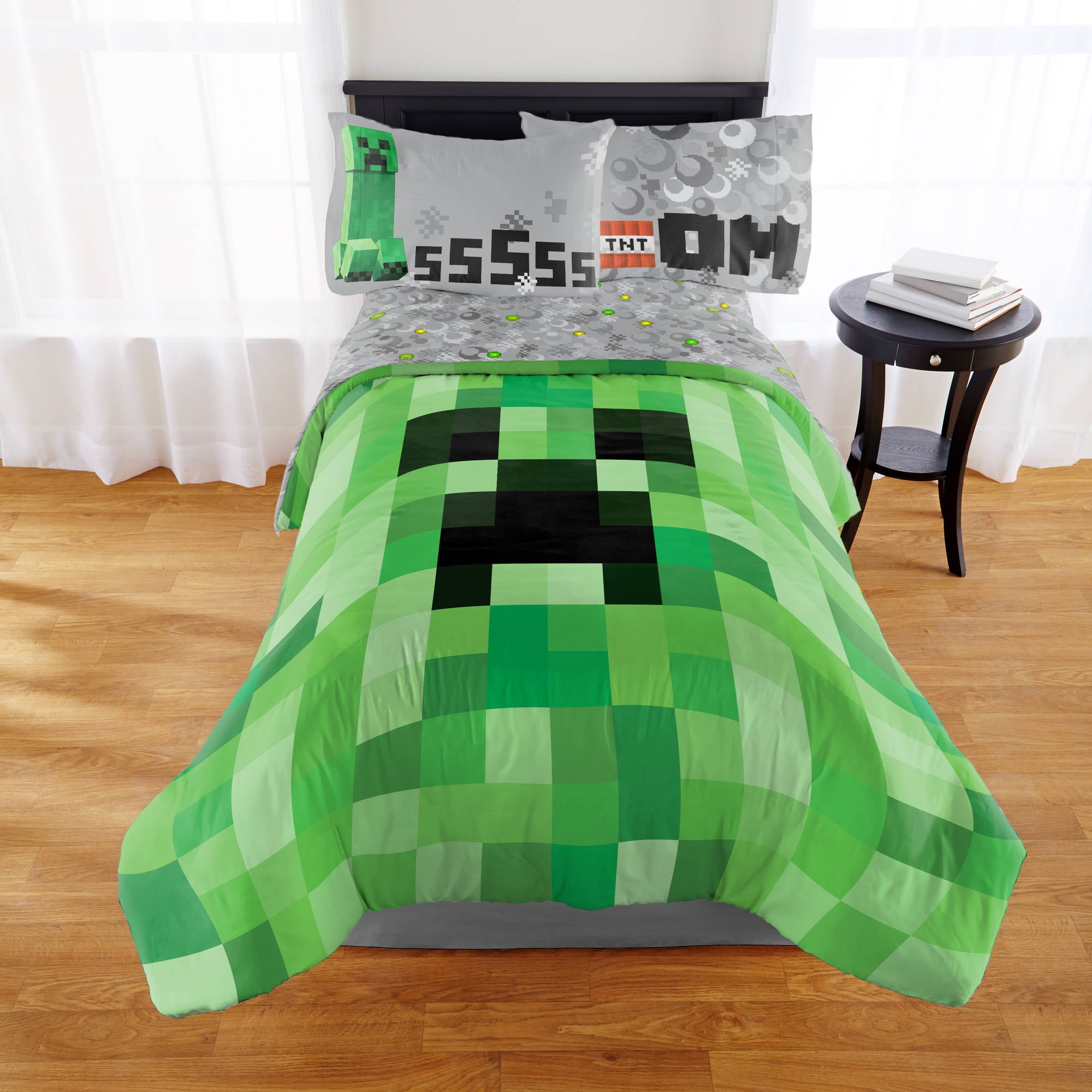 Pictures Of Minecraft Creeper Bed Set