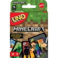 Minecraft UNO Card Game - Family Fun Mattel Classic - Walmart.com