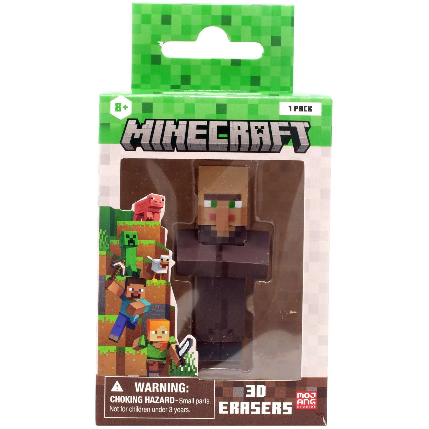 Minecraft Villager 3D Eraser - Walmart.com