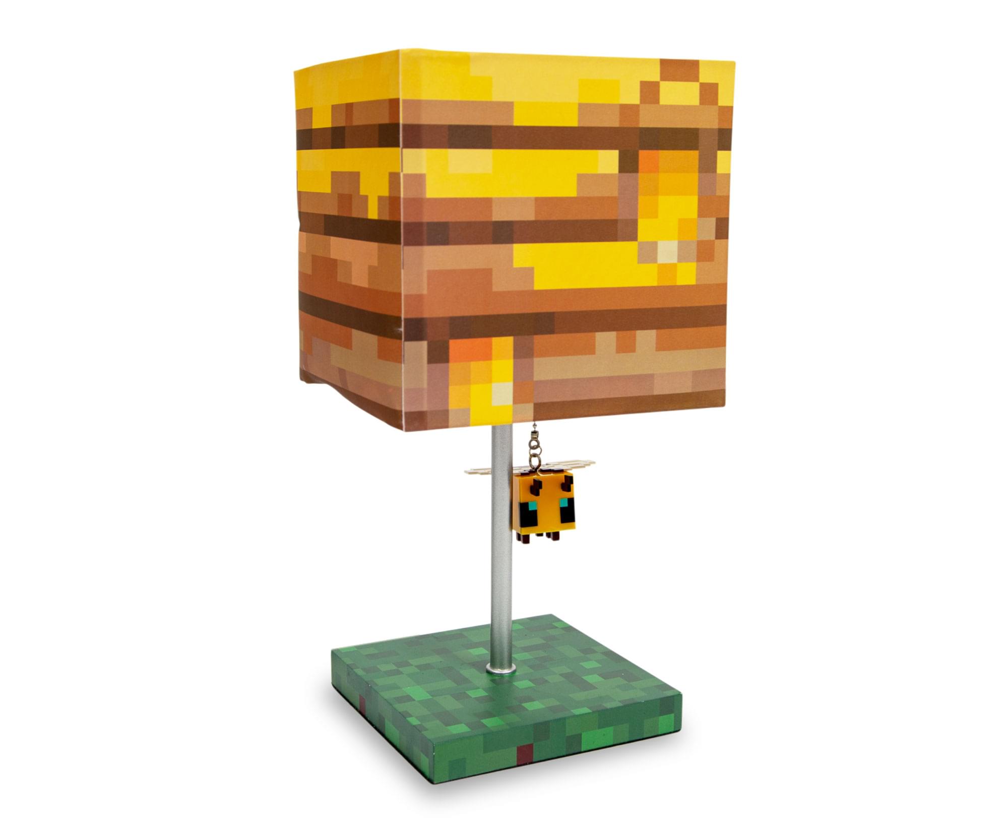 Minecraft TNT Block Desk Lamp with 3D Creeper Puller | 14-Inch LED Lamp ...