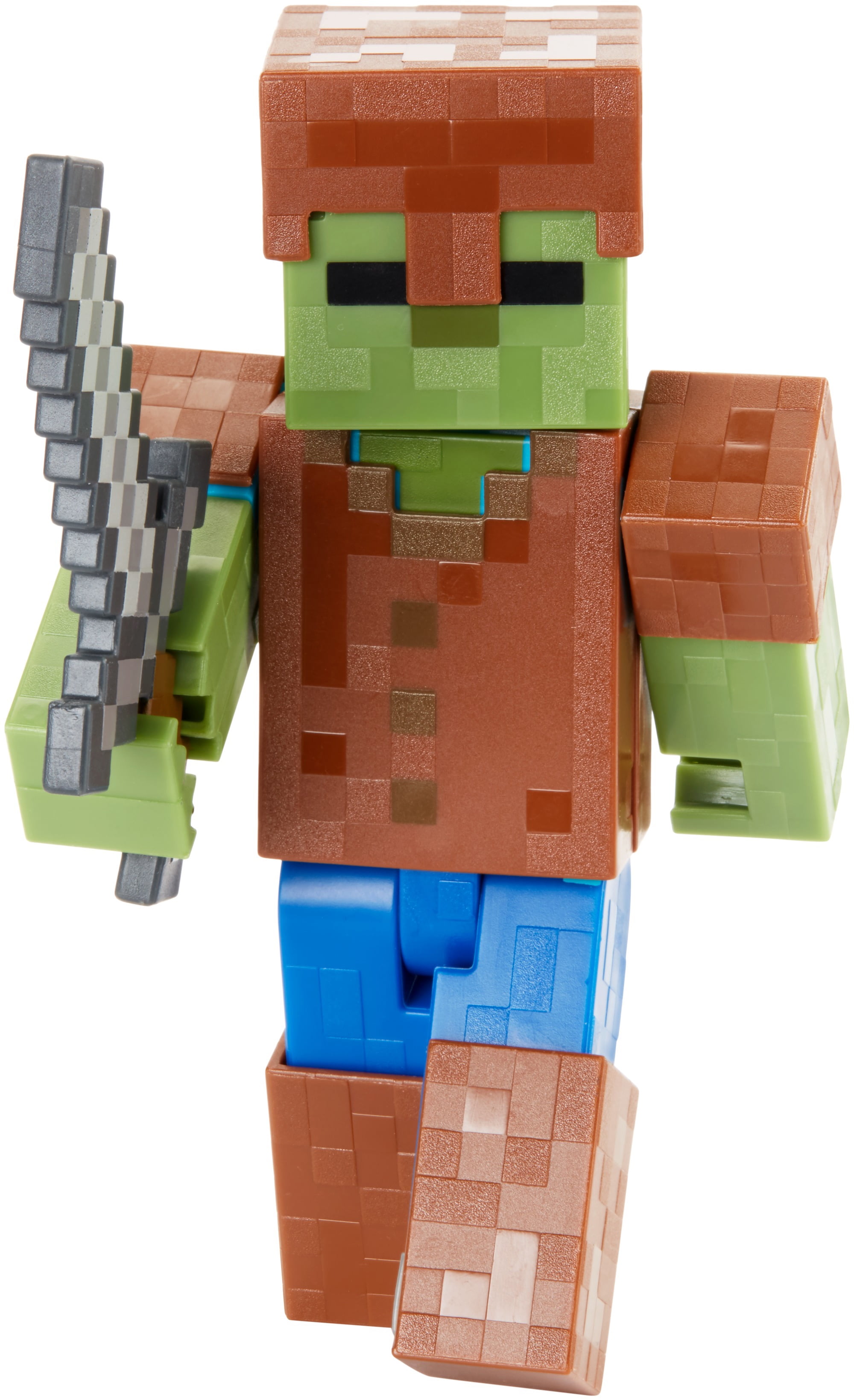 Minecraft Zombie In Armor Basic Figure - Walmart.com