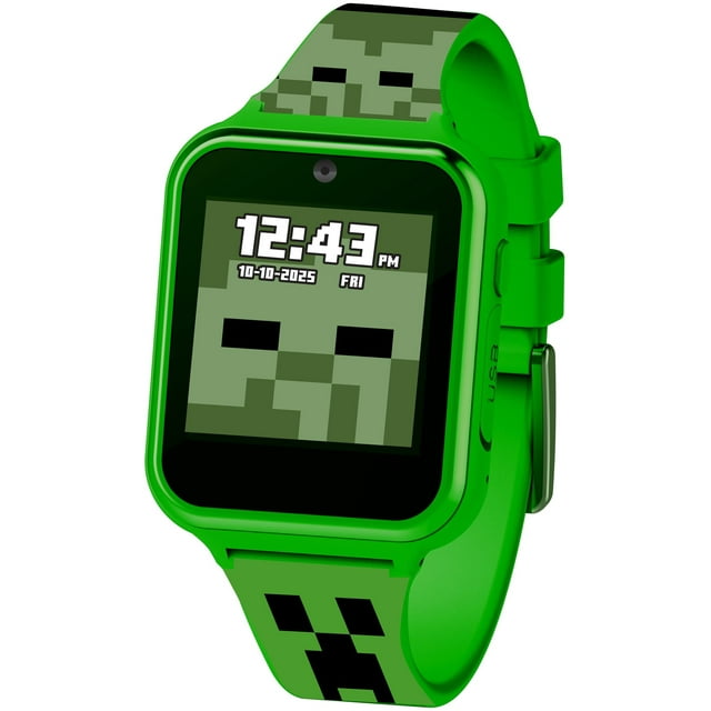 Minecraft iTime Unisex Touchscreen Smart Watch with Silicone Strap and ...