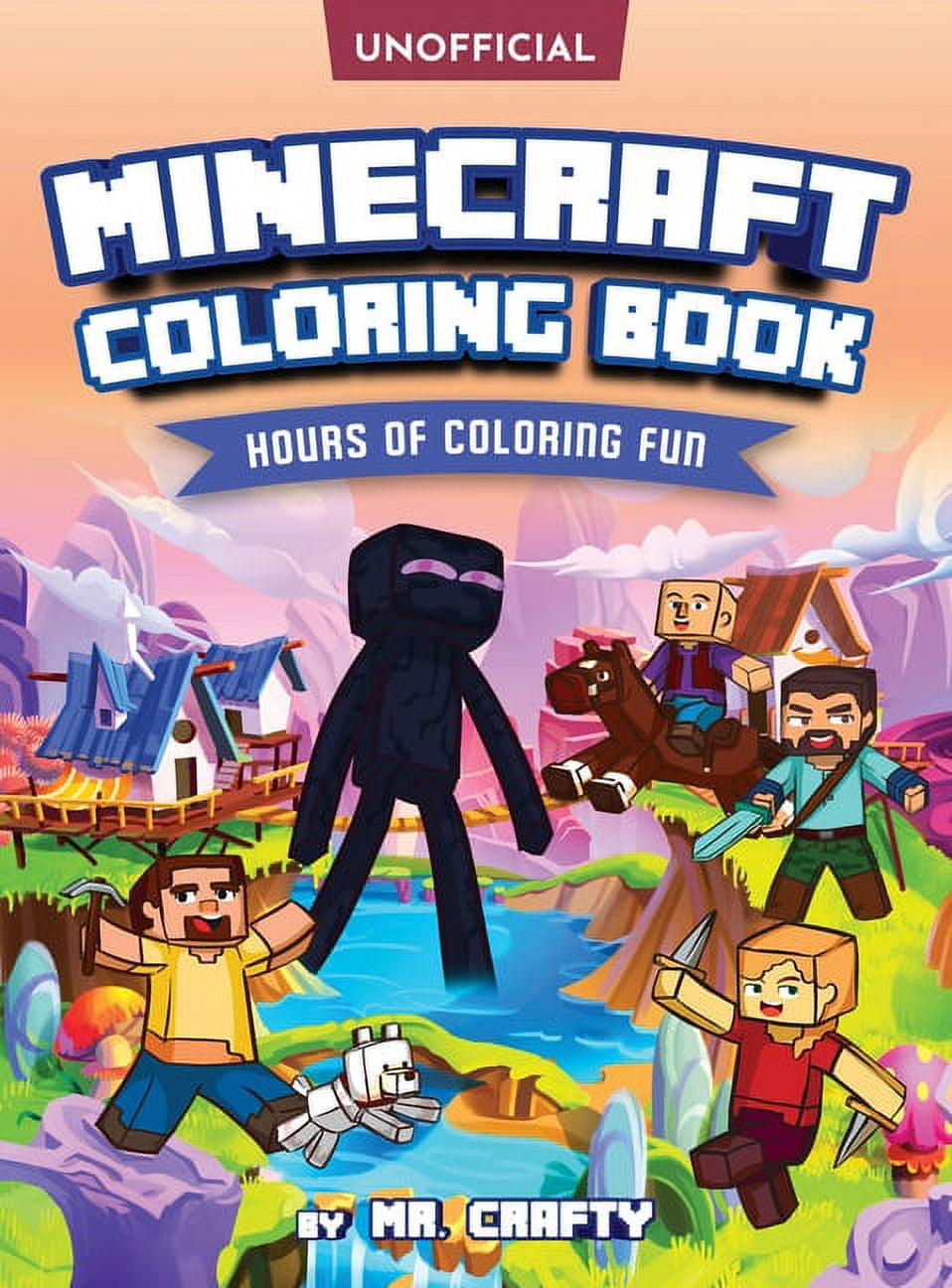 Minecraft's Coloring Book: Minecrafter's Coloring Activity Book: Hours ...